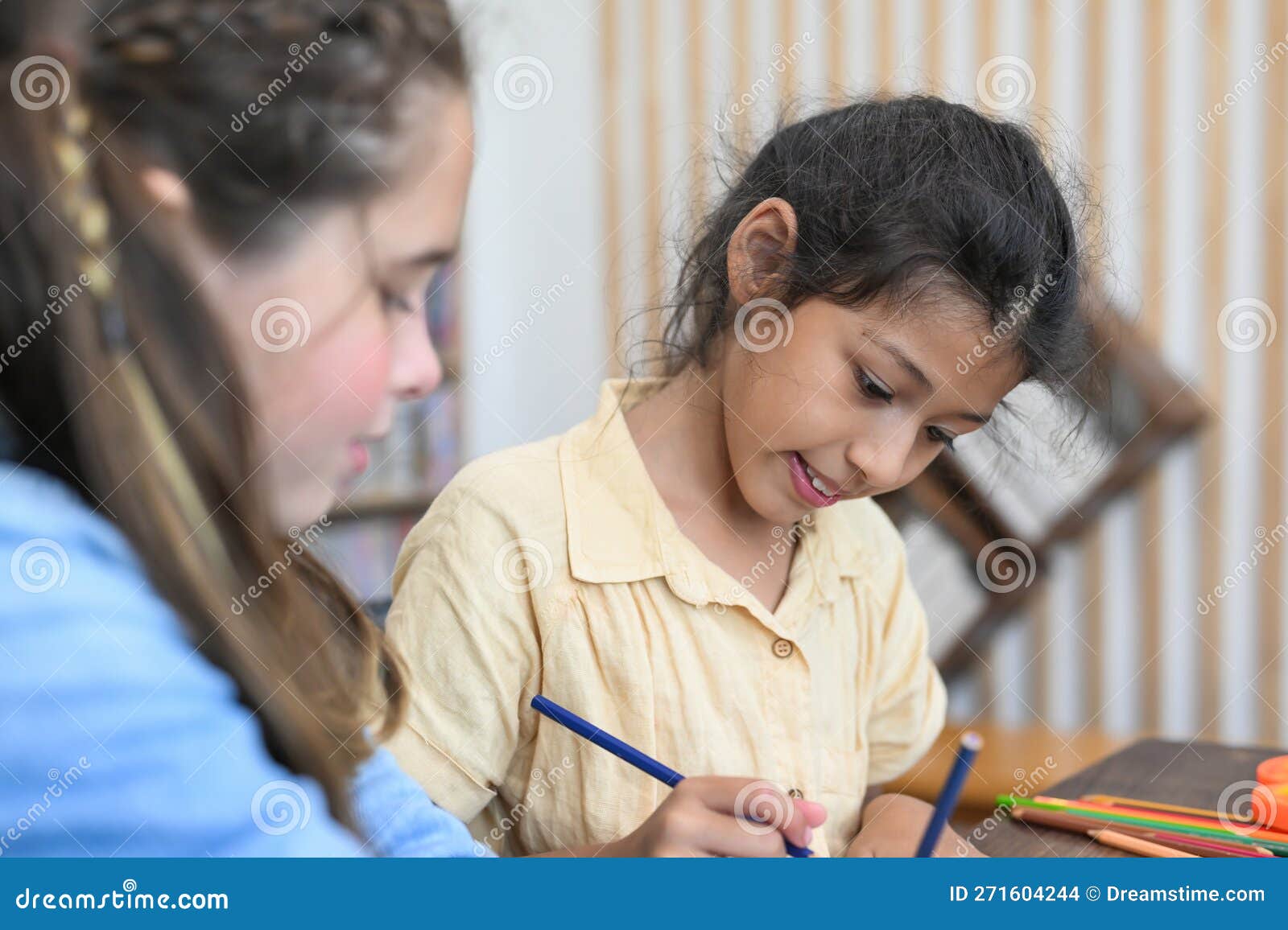 Kids Education Knowledge, Child in Classroom at School Stock Photo ...