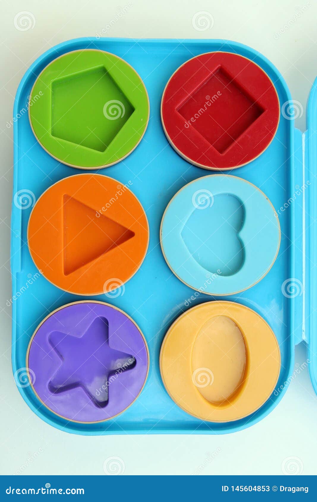Kids Shape Learning Toy. Various Shapes. Stock Image - Image of ...