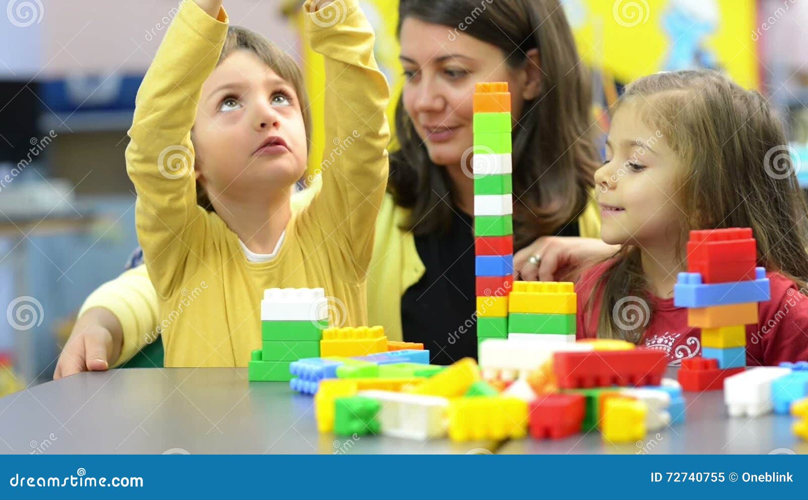 Kids Playing Building Blocks Stock Footage & Videos - 445 Stock Videos