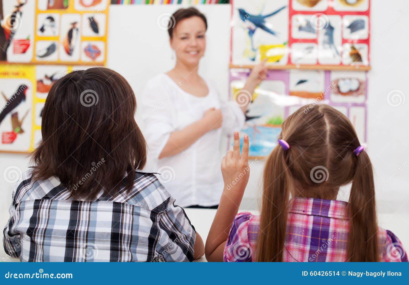 Kids in Elementary Science Class Stock Photo - Image of caucasian ...