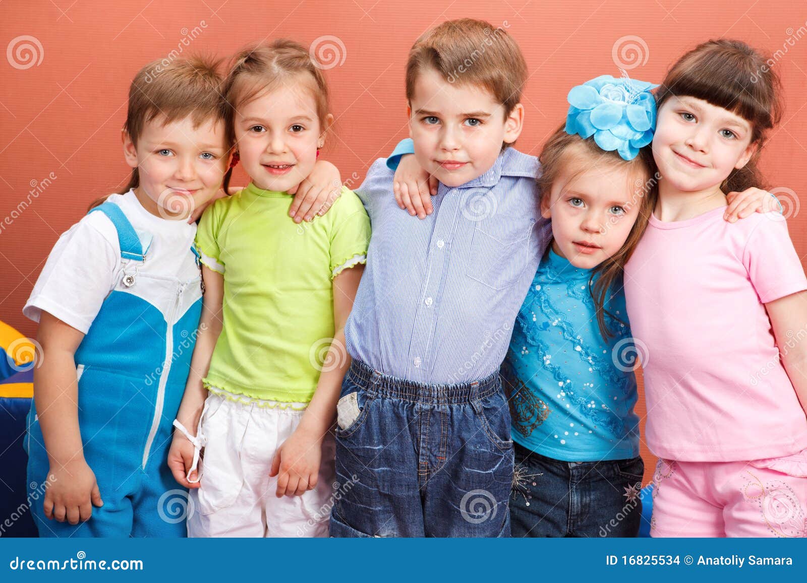 Kids embracing stock photo. Image of beautiful, small - 16825534