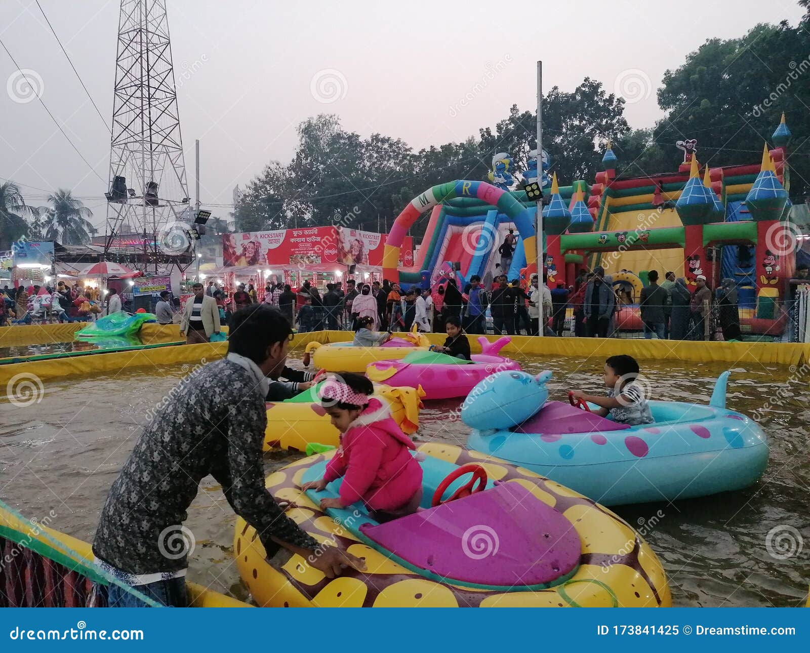 Kids in a Fair Business Evening Children Editorial Image - Image of ...