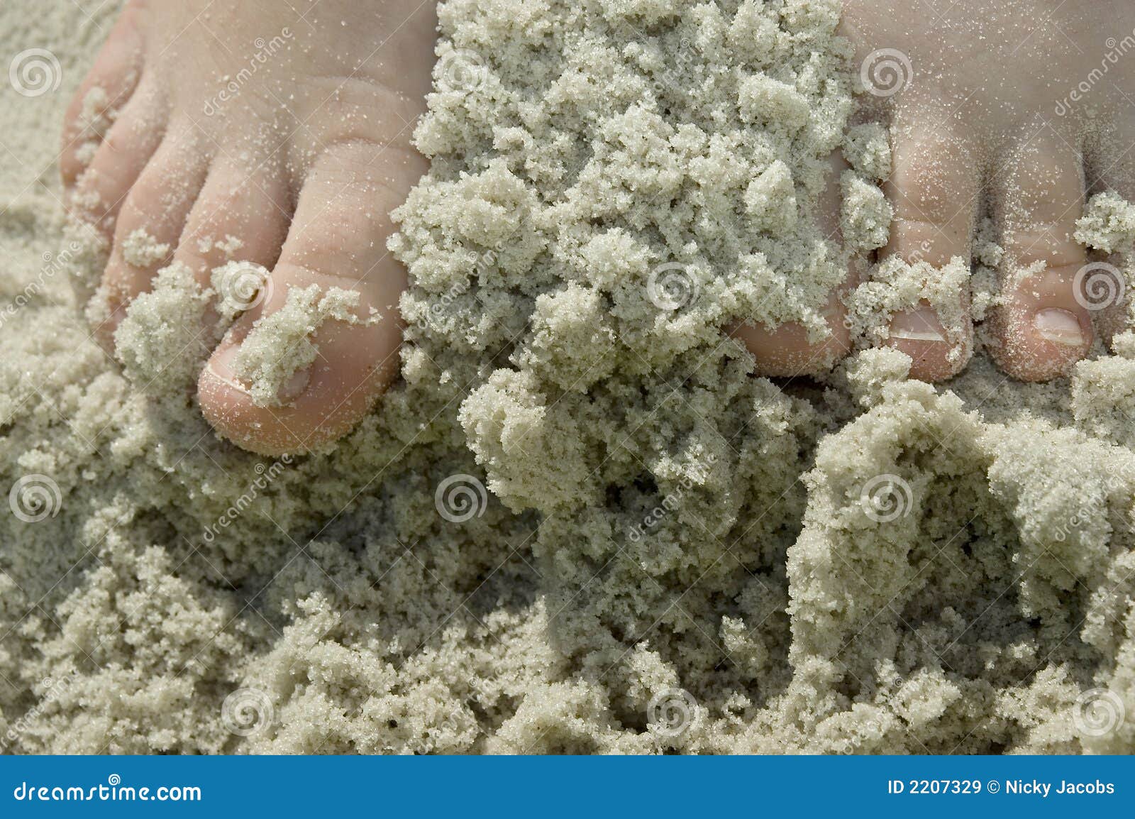 Kids Feet in Sandy Beach Fun Stock Image - Image of sand, kids: 2207329