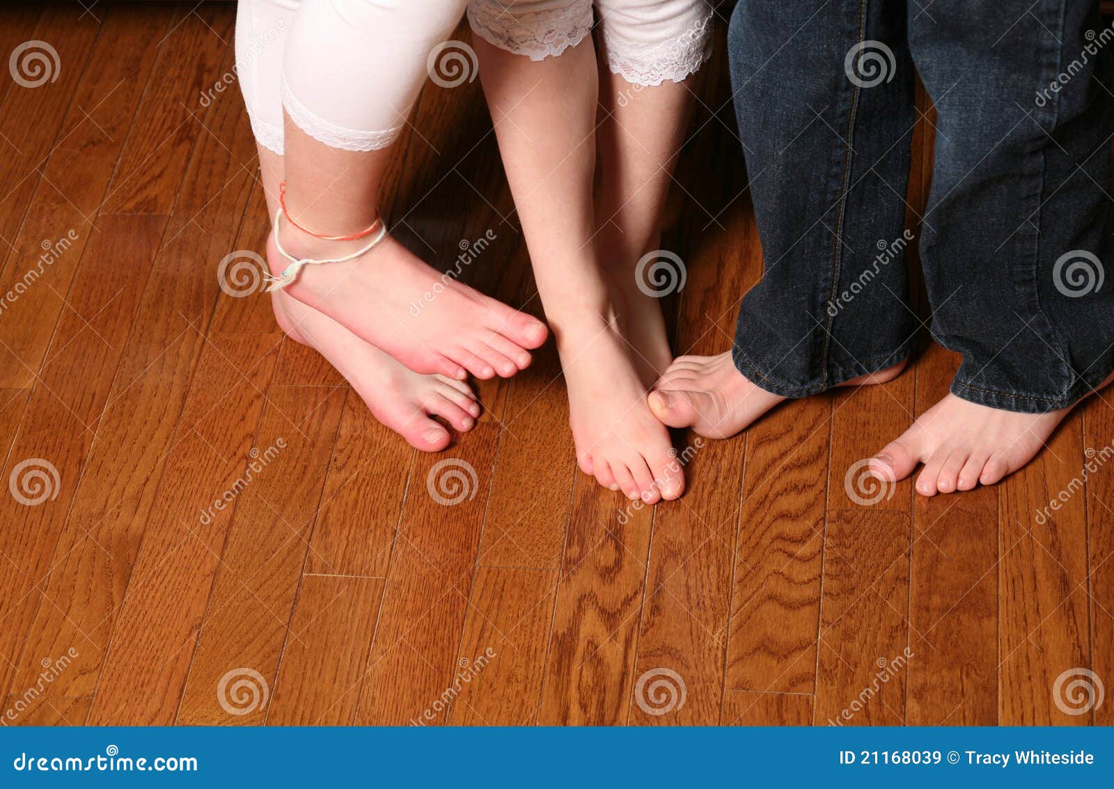 Kids feet on wood floor stock image. Image of copy, footsy - 21168039