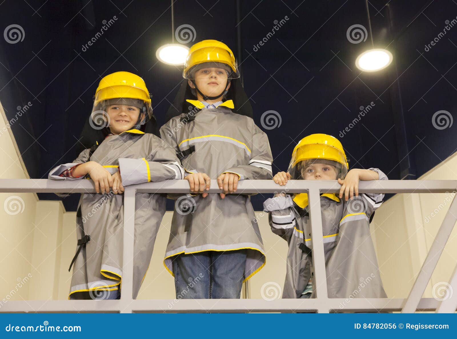 Kids - firefighters stock photo. Image of caucasian, happy - 84782056