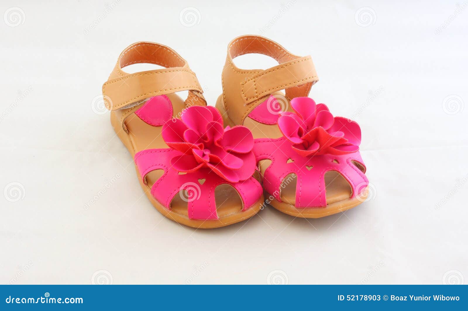 Kids Flower Shoes stock image. Image of isolated, shoes - 52178903