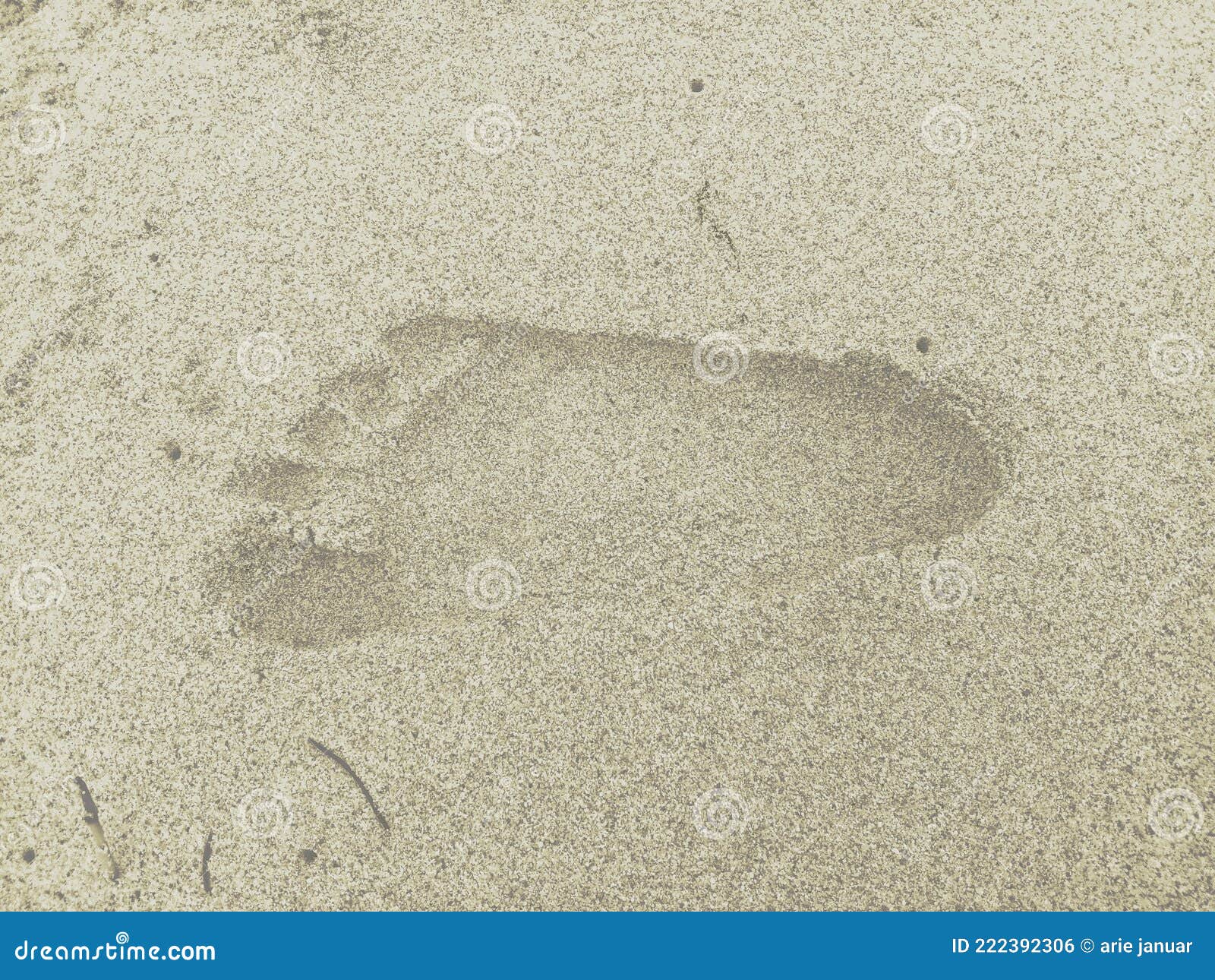 Kids Foot Trace on the Sand Beach Stock Photo - Image of sand, kids ...