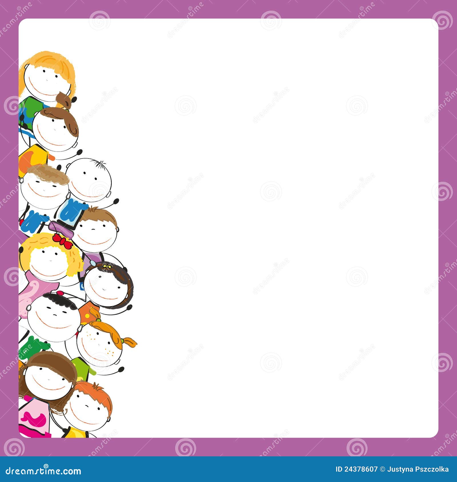 Kids Frame Royalty Free Stock Photography - Image: 24378607