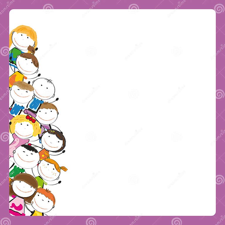 Kids frame stock vector. Illustration of active, healthy - 24378607