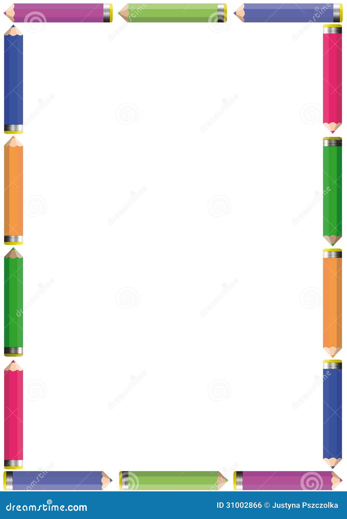 Kids frame stock vector. Illustration of lesson, stylized - 31002866