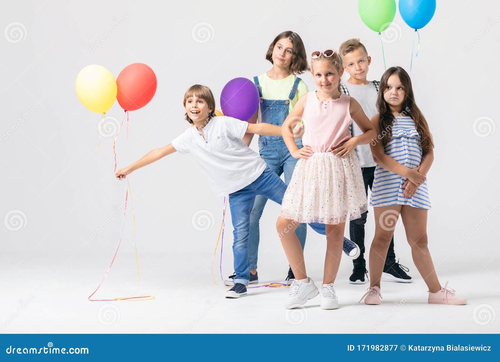 Kids full of energy stock image. Image of background - 171982877