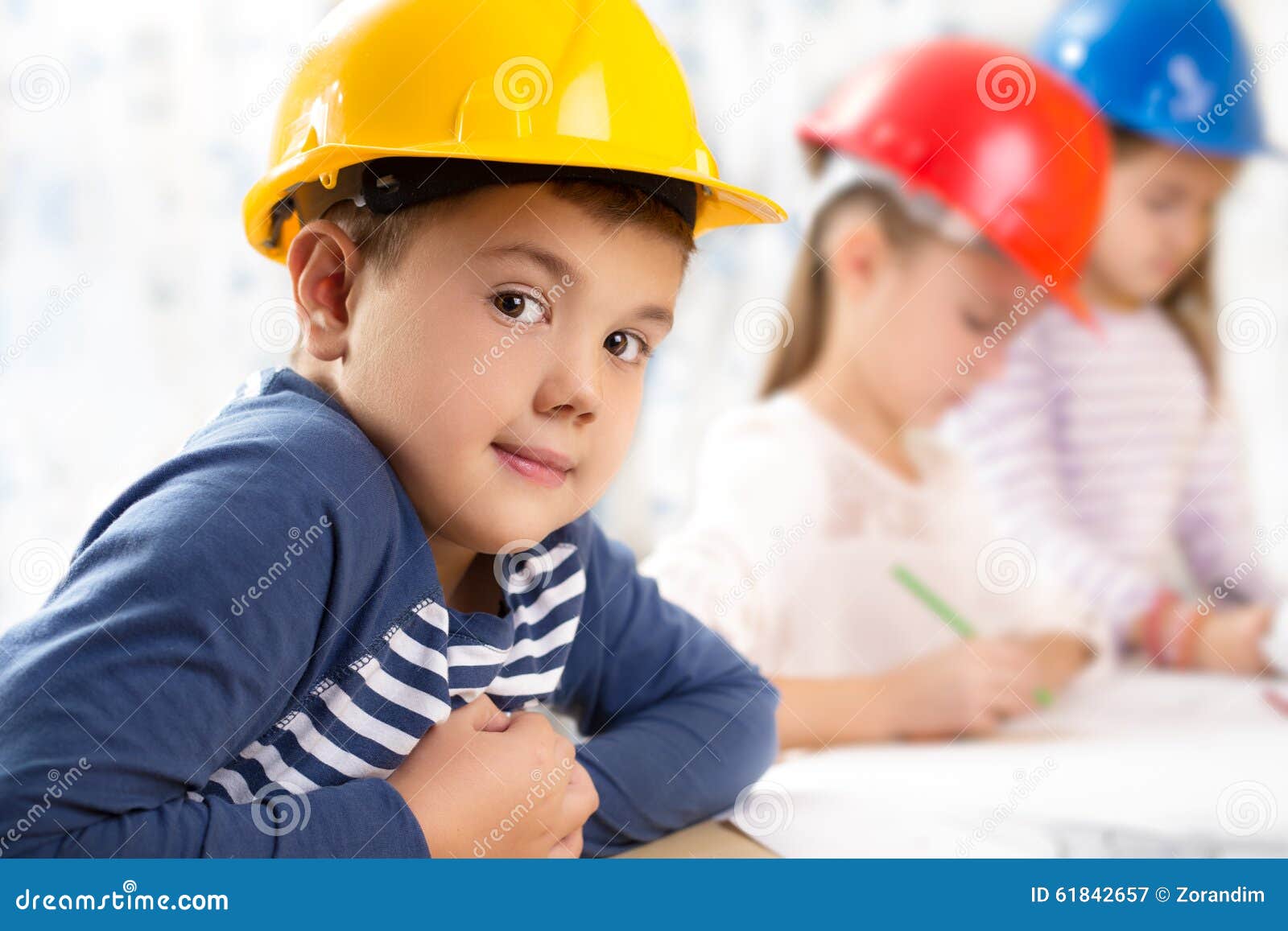 Kids future engineers stock image. Image of person, engineering - 61842657