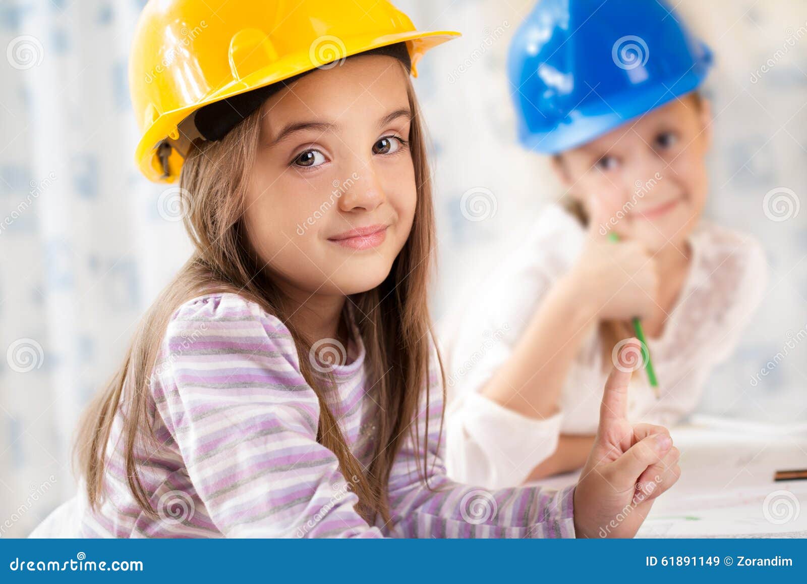 Kids future engineers stock image. Image of person, couple - 61891149