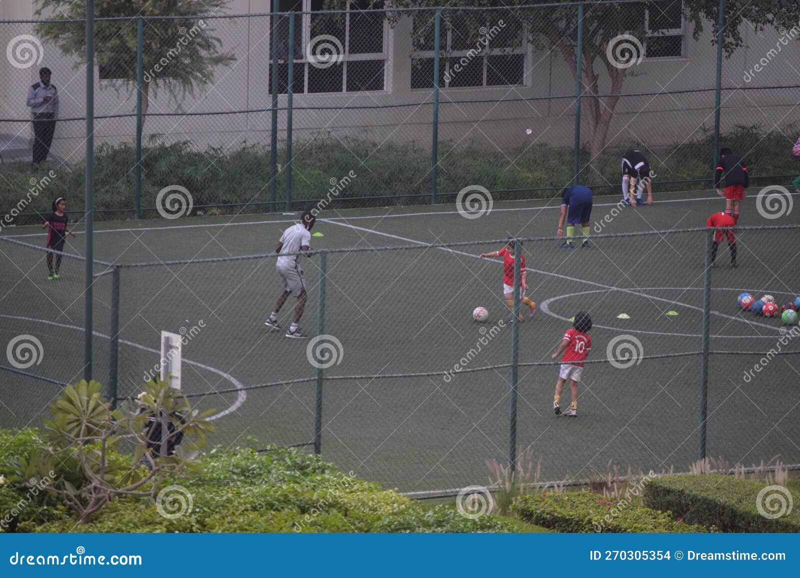 Kids Getting Football Training on the Ground Editorial Stock Image ...