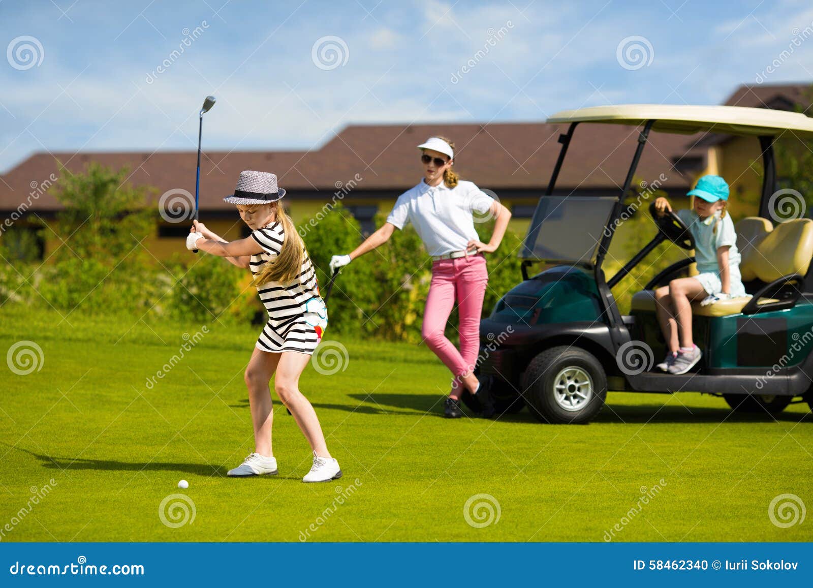 Kids golf competition stock photo. Image of kids, competition - 58462340