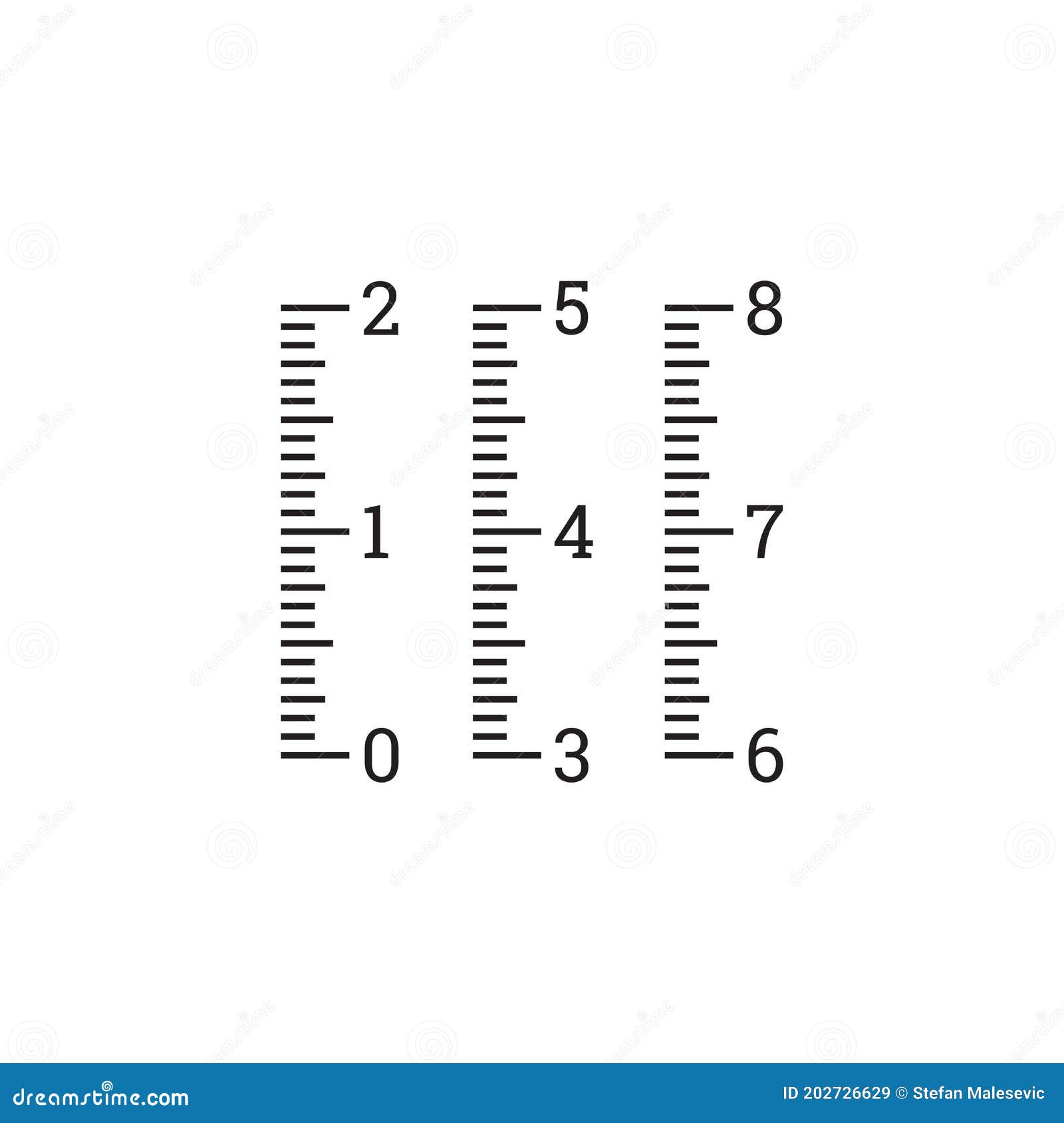 Kids growing scale stock vector. Illustration of measurement - 202726629
