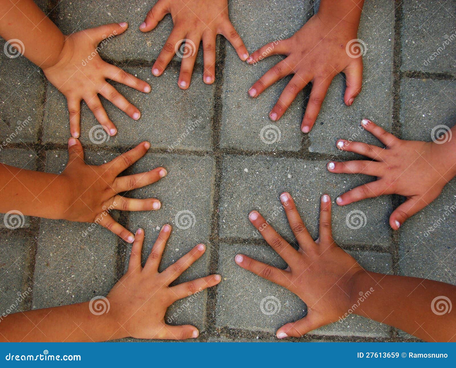 Kids hands stock image. Image of school, community, people - 27613659