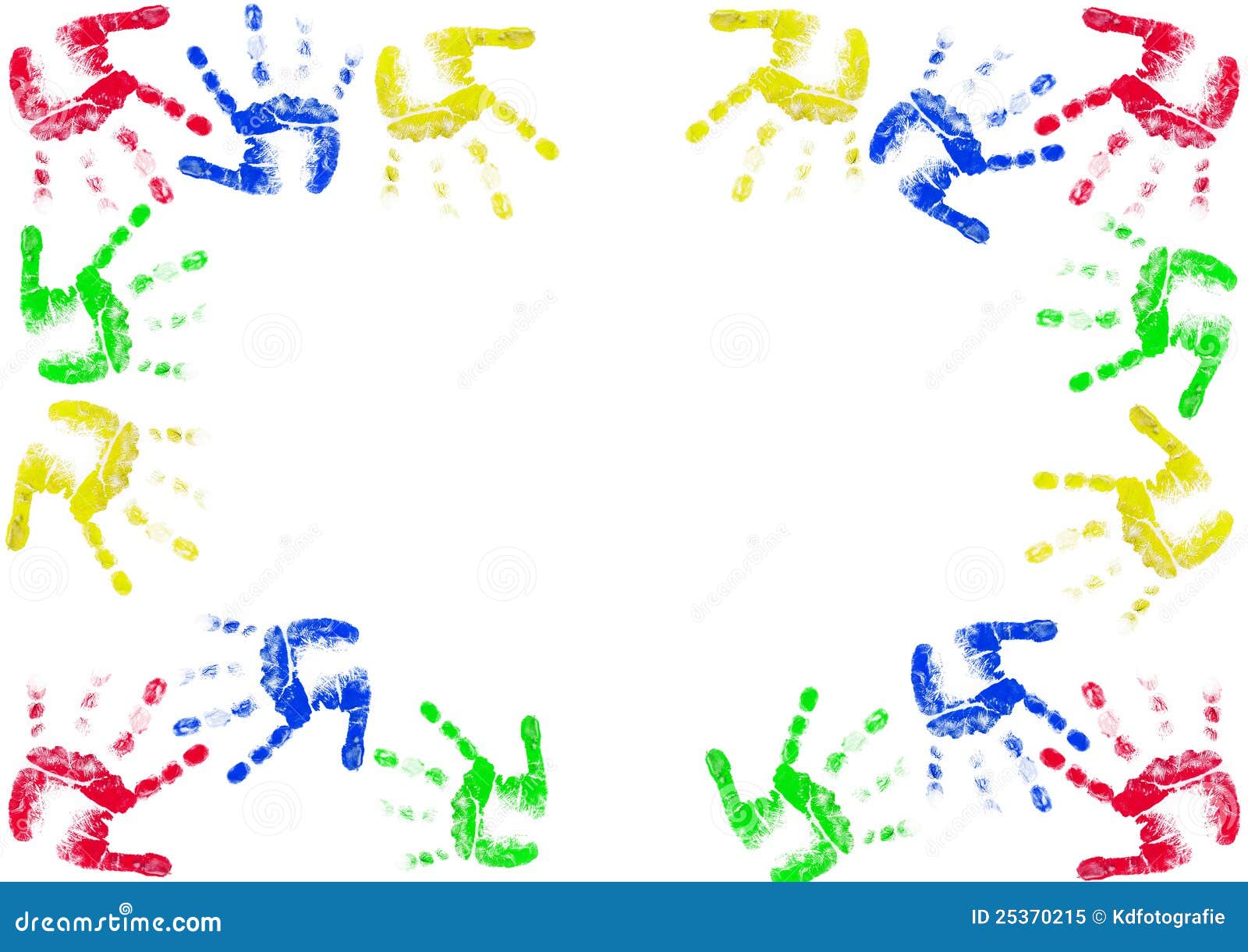 Kids Hands Frame stock image. Image of colour, party - 25370215