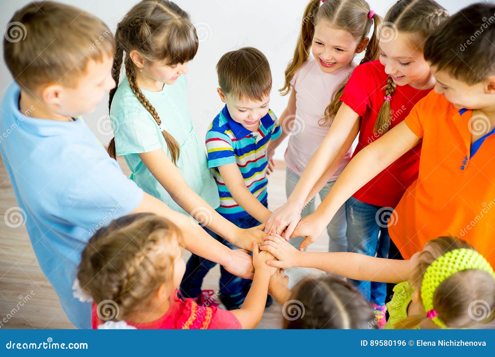 Kids hands together stock photo. Image of learning, lesson - 89580196