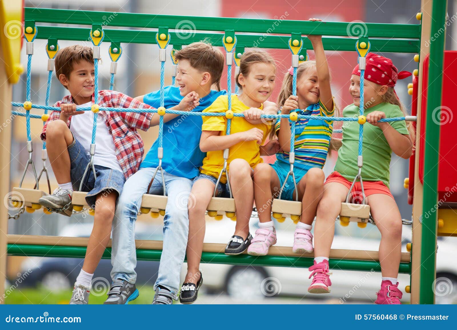 Kids having fun stock photo. Image of friends, friendly - 57560468