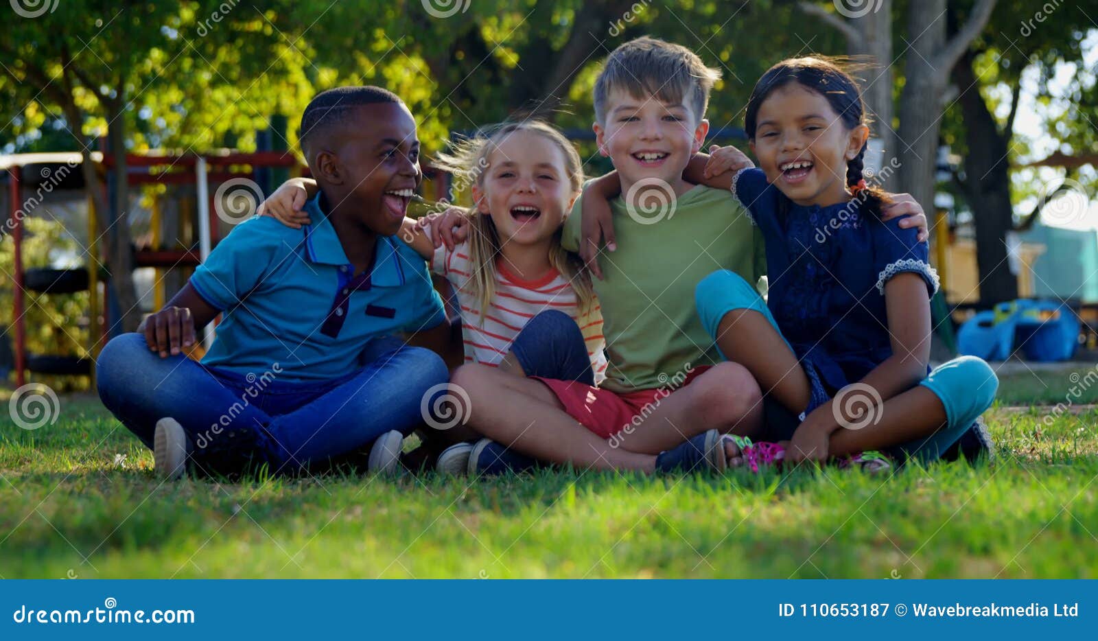 Kids Having Fun in the Playground 4k Stock Video - Video of clothing ...