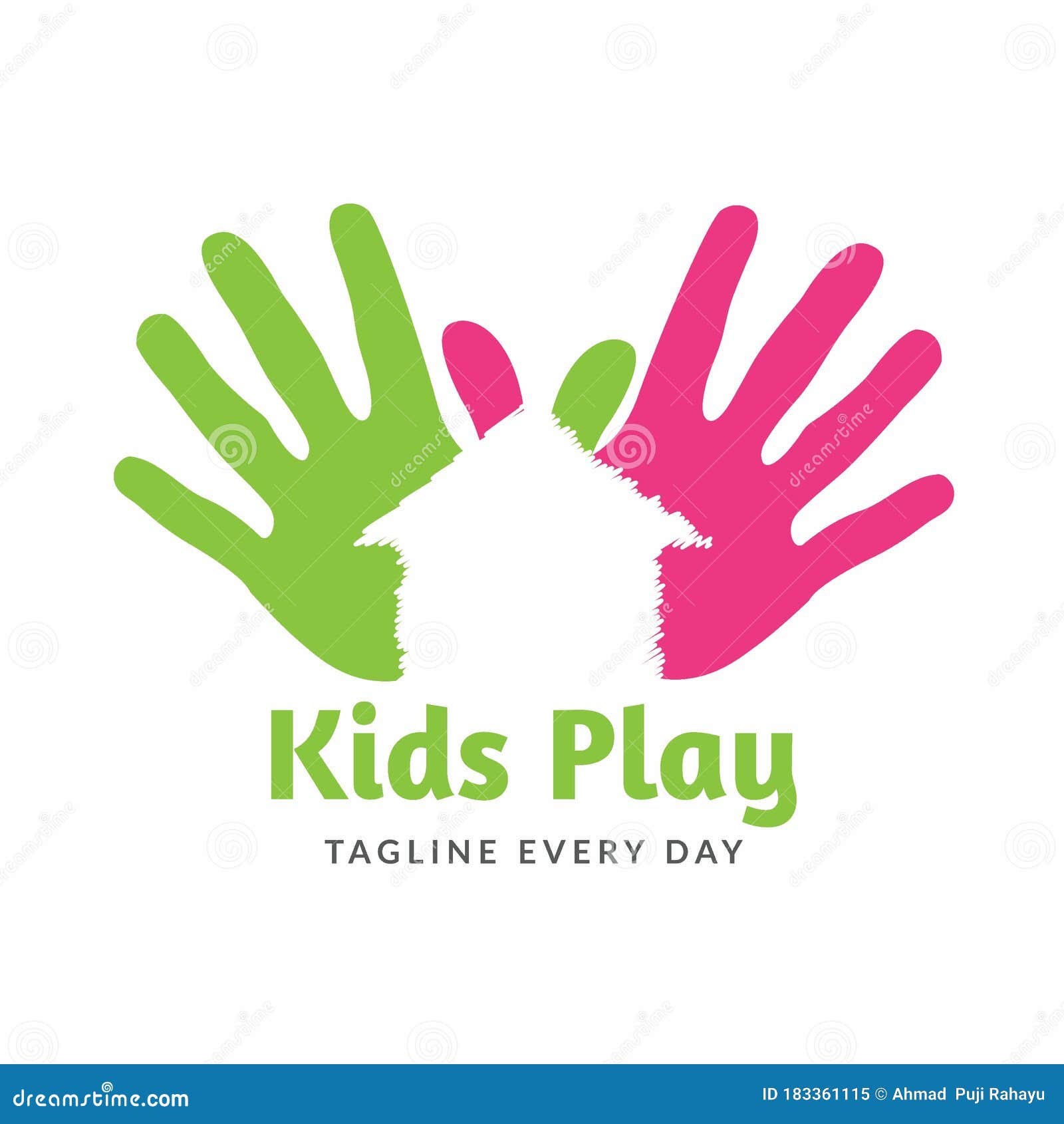 Kids Home Logo Design Template Stock Vector - Illustration of ...