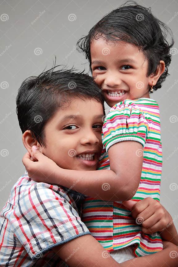 Kids hugging stock photo. Image of happy, girl, love - 52181984