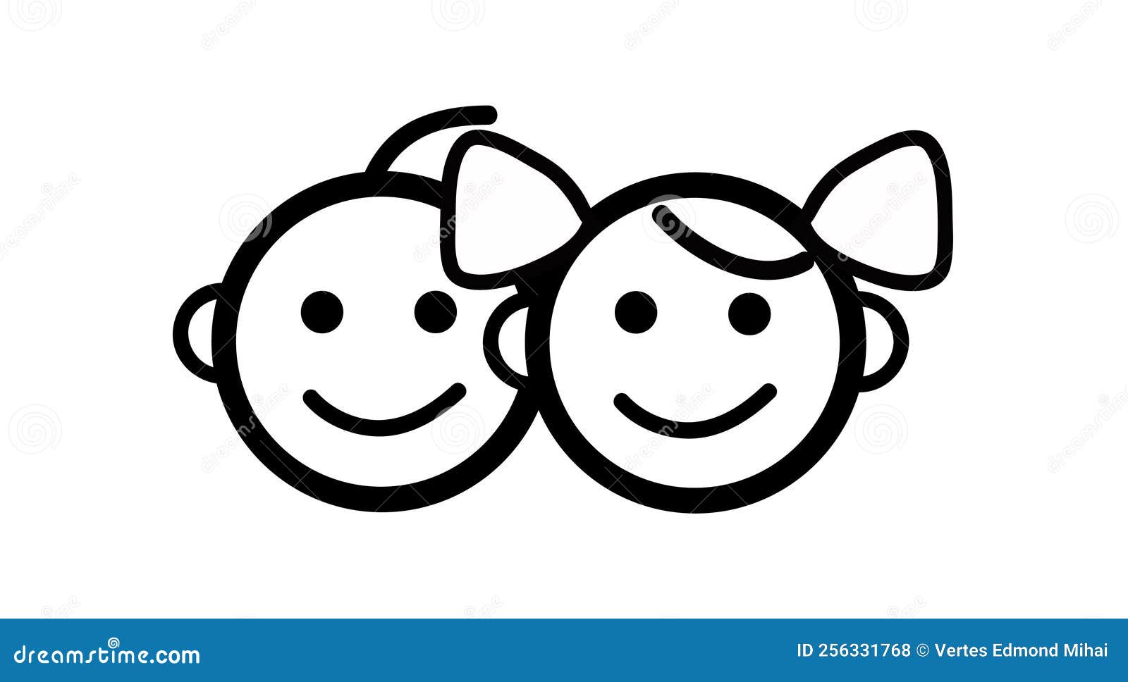 Kids Icon Vector Illustration Stock Vector - Illustration of infant ...