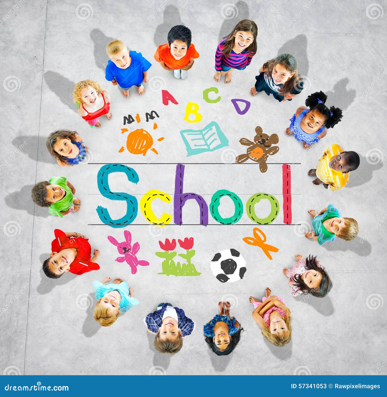 Kids Imagination, Fantasy World Cartoon Vector Illustrations Set ...