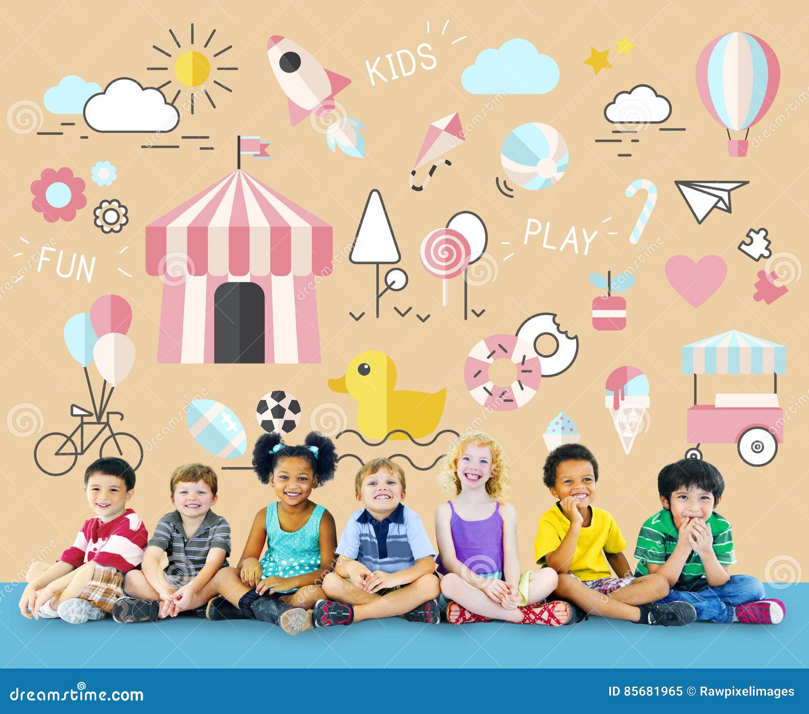 Kids Innocent Children Child Young Concept Royalty-Free Stock ...