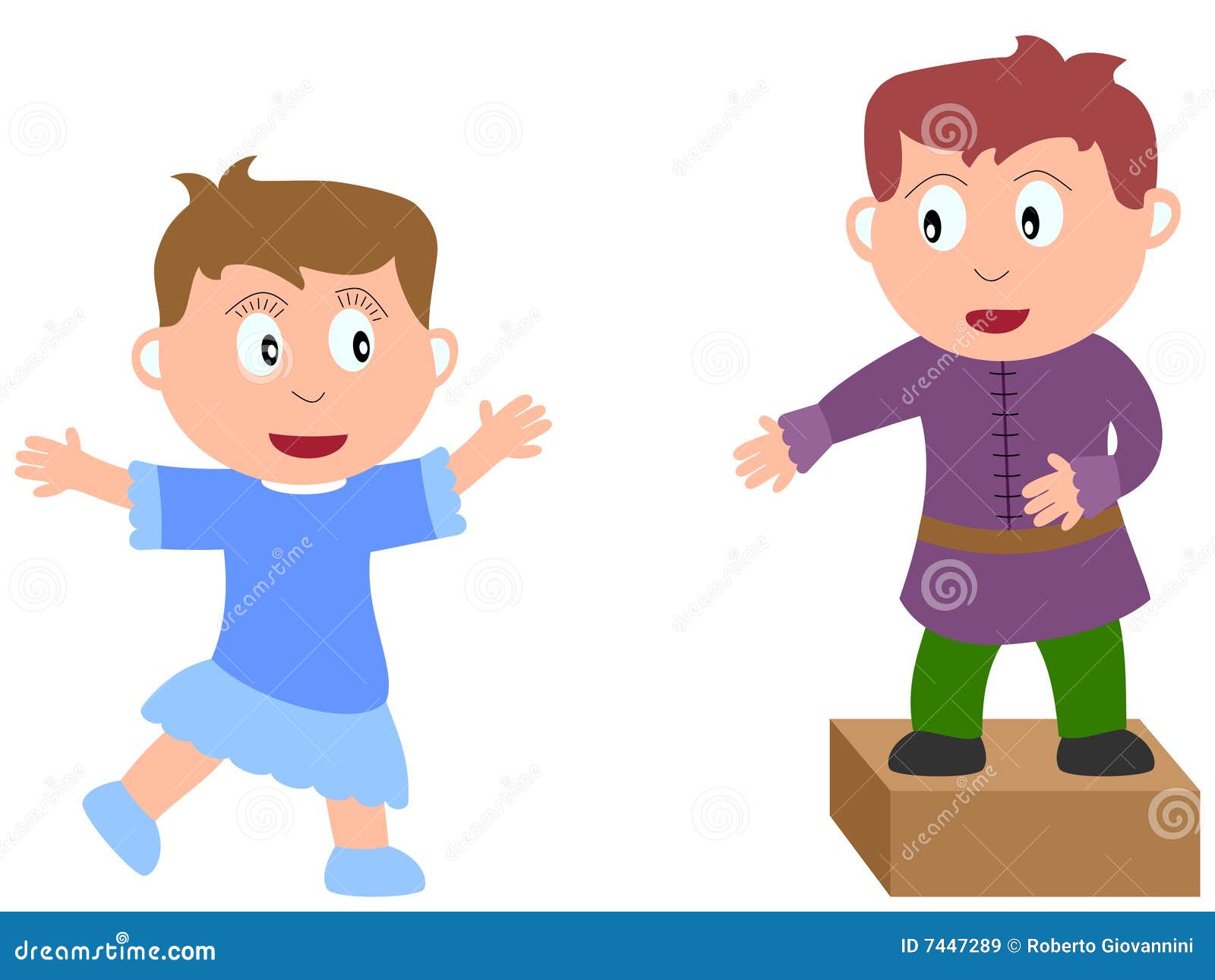 Children Acting Clipart