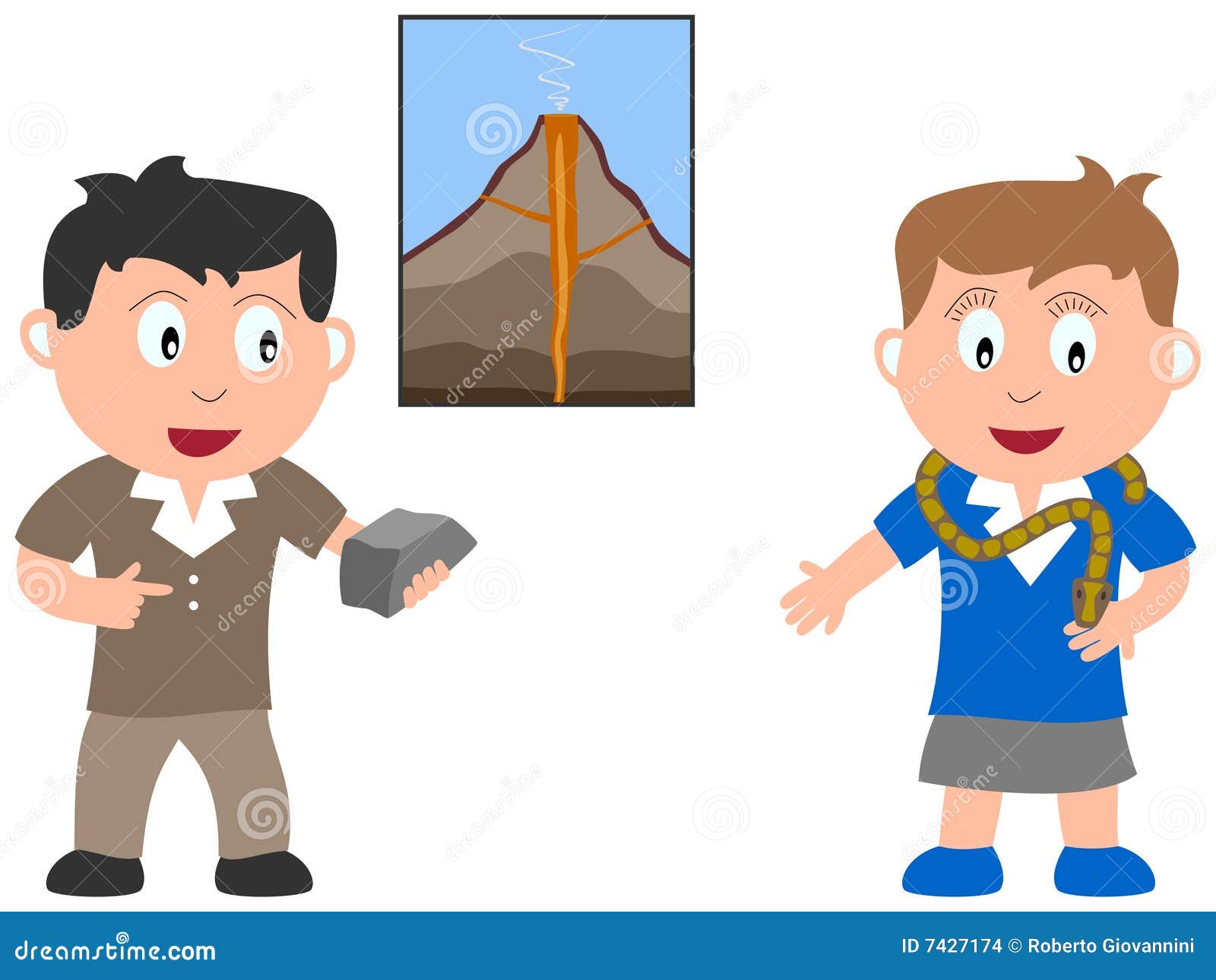 Geologist Cute Bunny Blue Cute Bunny Watercolor Stock Image ...