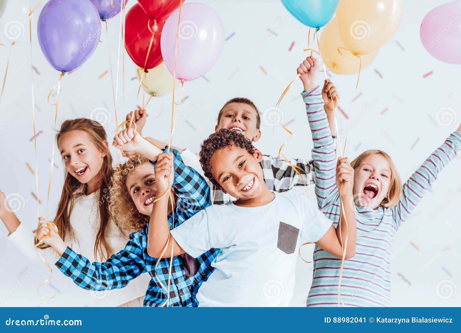 Kids Laughing and Having Fun Stock Image - Image of lifestyle, dancing ...