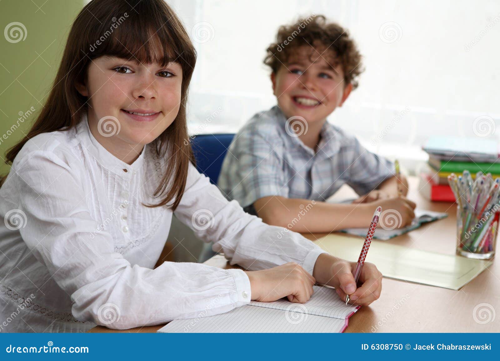Kids learning stock photo. Image of elementary, female - 6308750