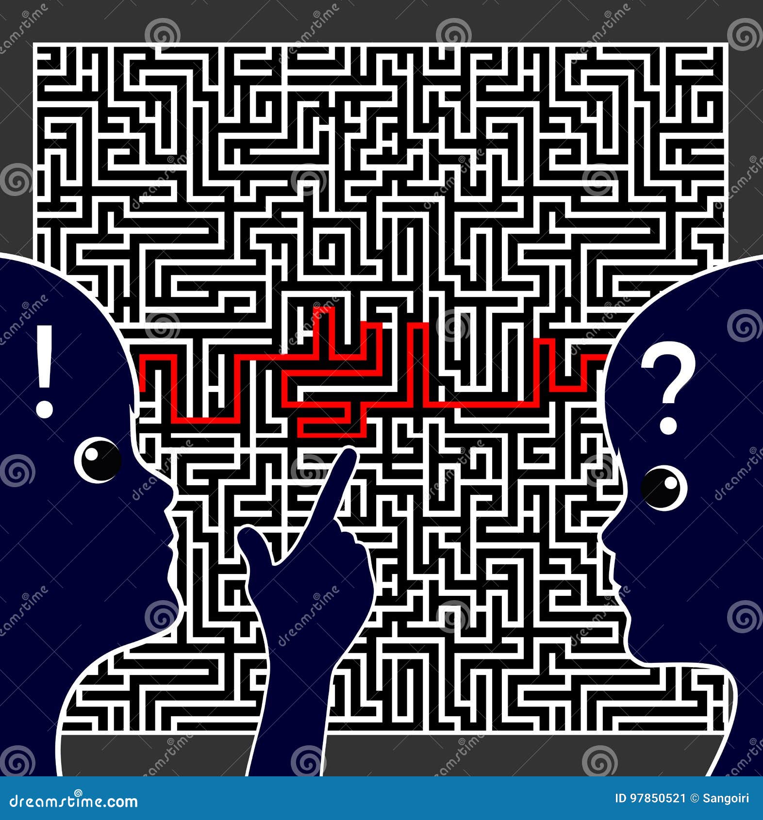 Kids Learning from Each Other Stock Illustration - Illustration of ...