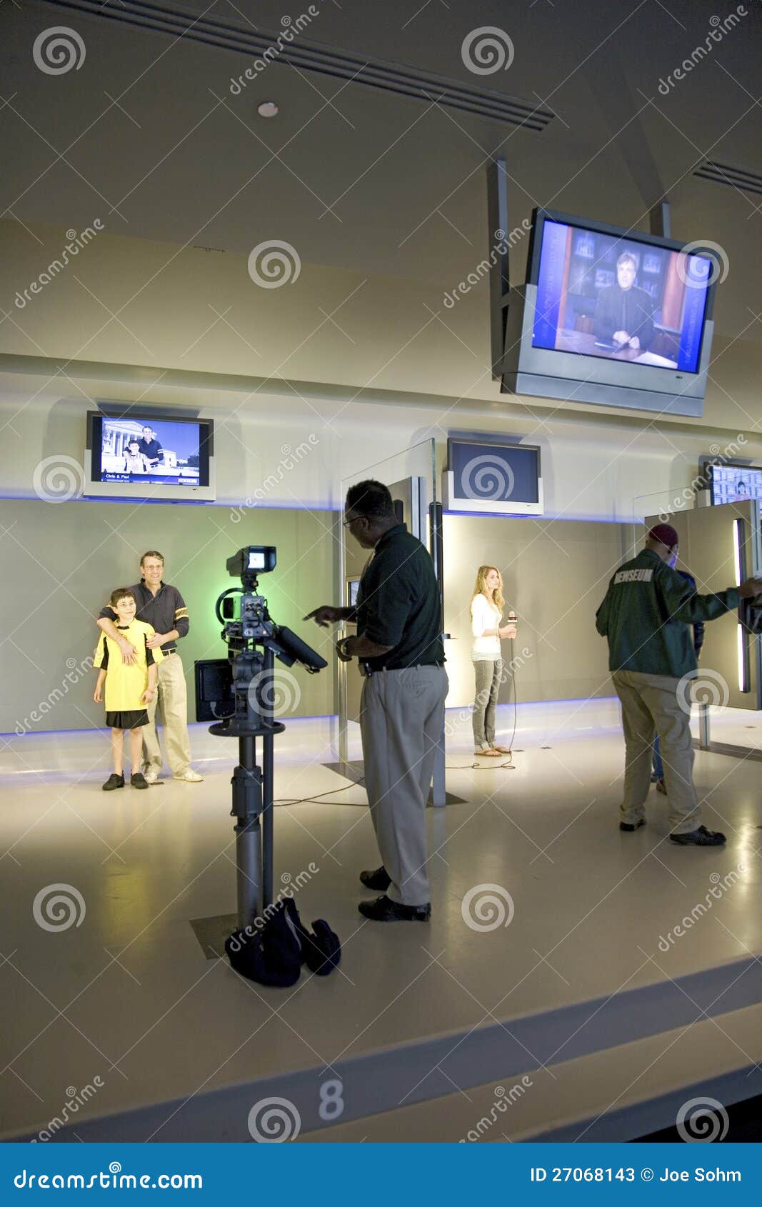 Kids Learning How To Be on-camera Reporter Editorial Stock Photo ...