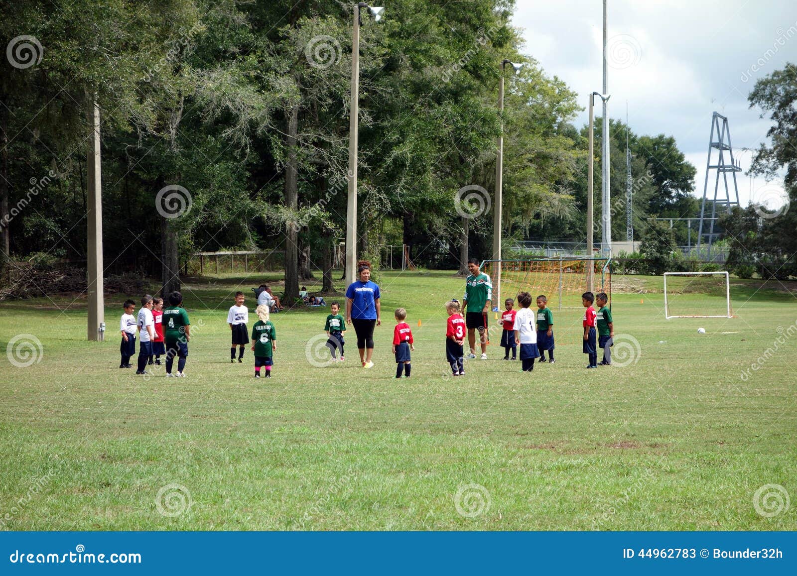 Kids Learning How To Play Soccer Editorial Stock Photo - Image of ...
