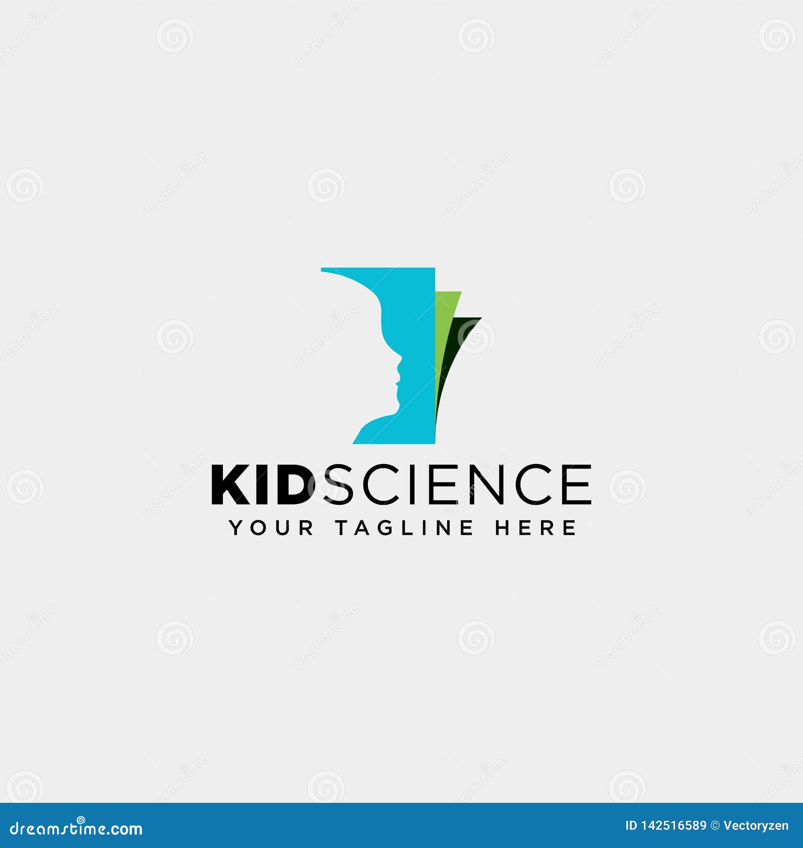 Kids Learning, Science Creative Logo Template Vector Illustration Icon ...