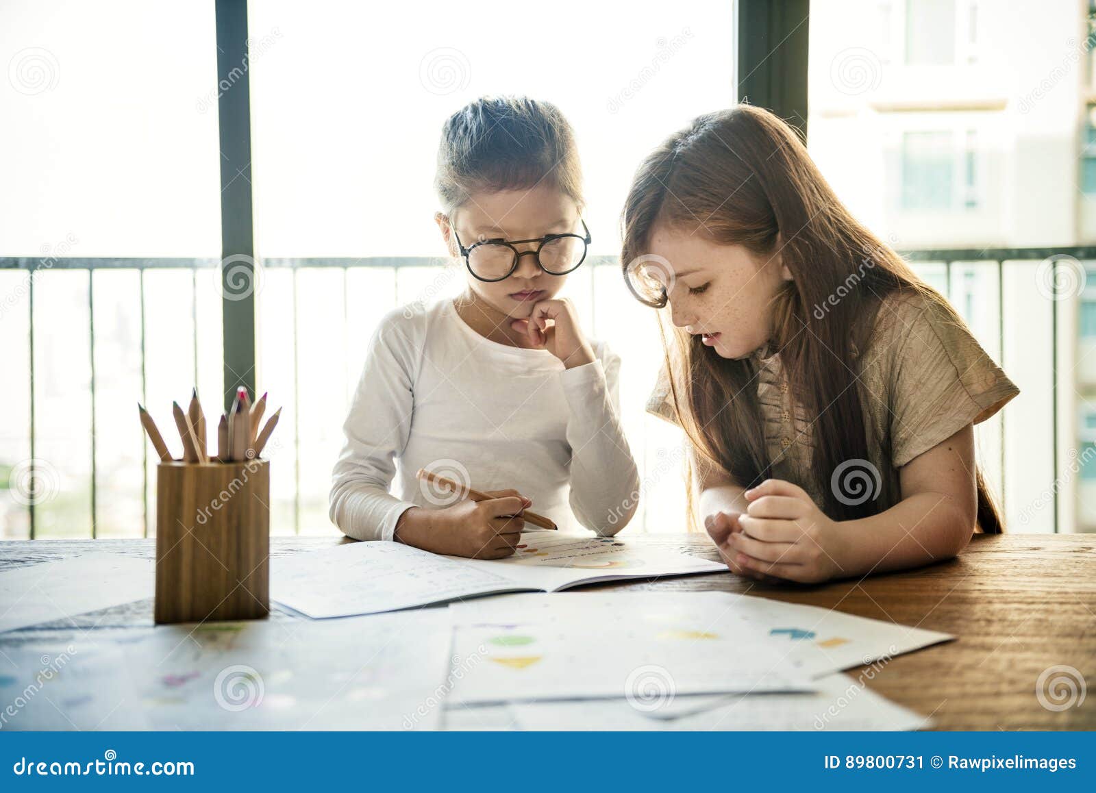 Two Kids Learning To Read Quran With Muslim Teacher Or Ustad Royalty ...