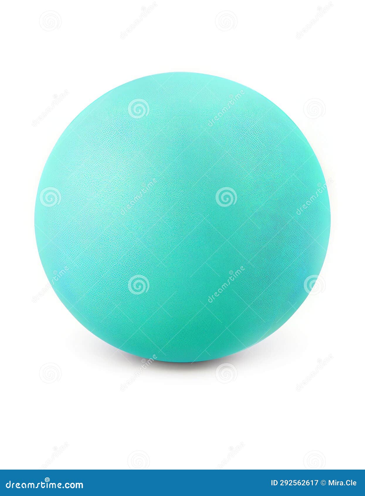 Kids Light Blue Ball Isolated on White Background, Created with ...