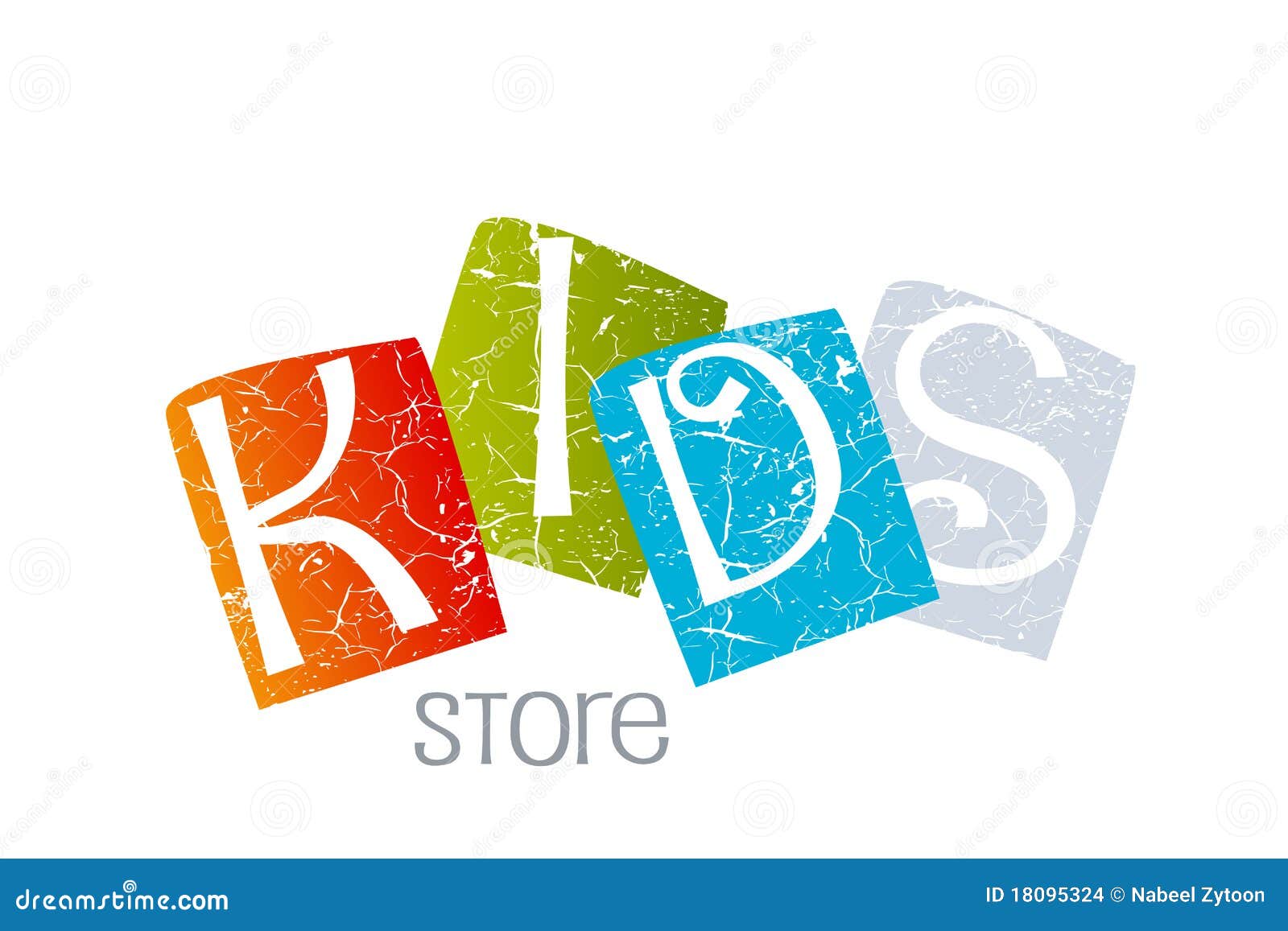Kids Logo Design Stock Images - Image: 18095324