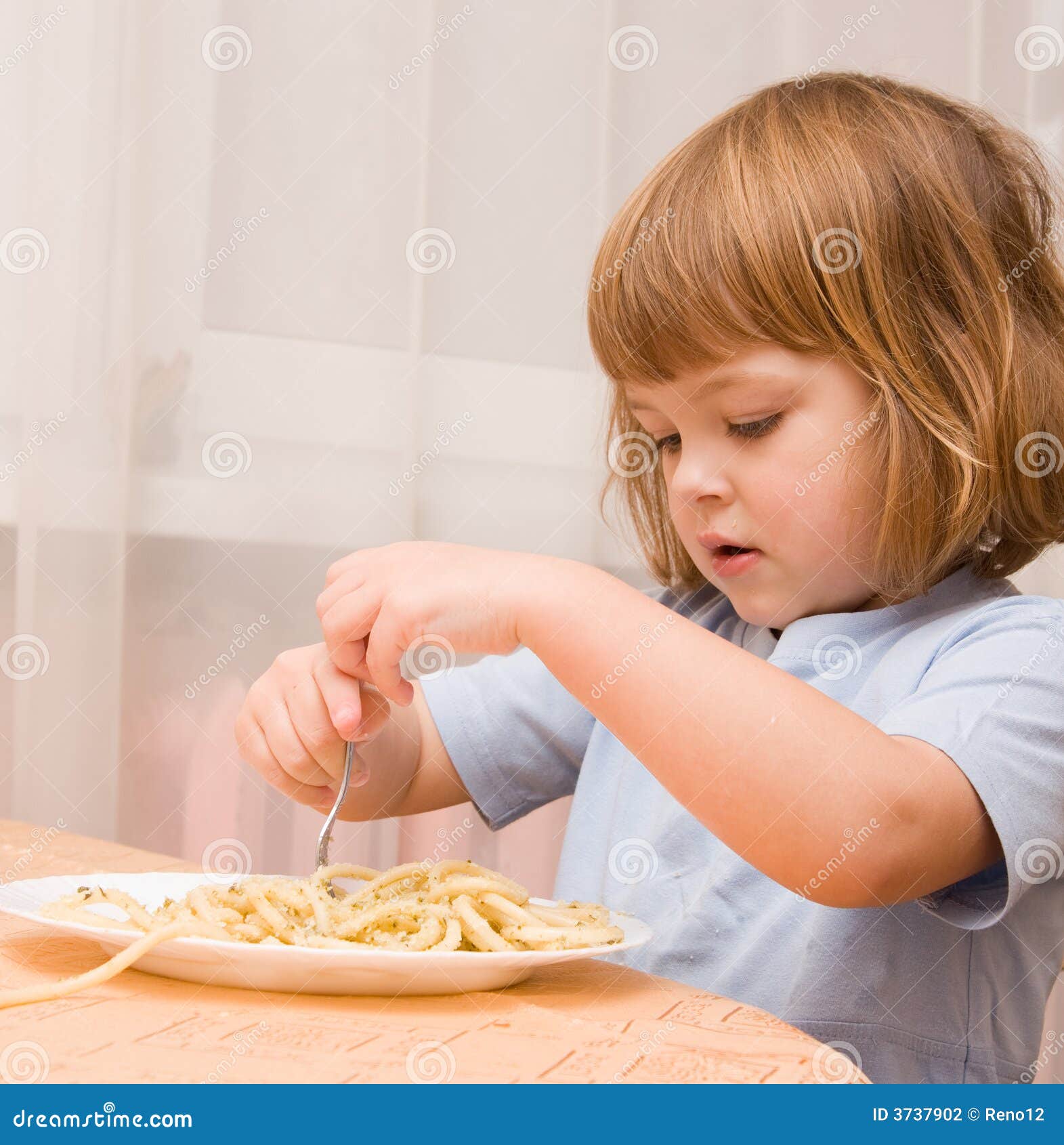 Kids love pasta stock photo. Image of healthy, nutrition - 3737902