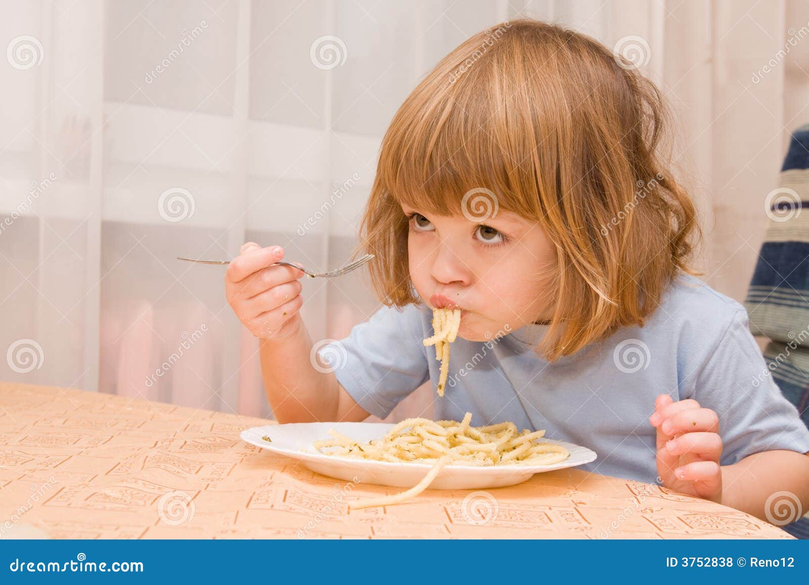 Kids love pasta stock photo. Image of food, childhood - 3752838
