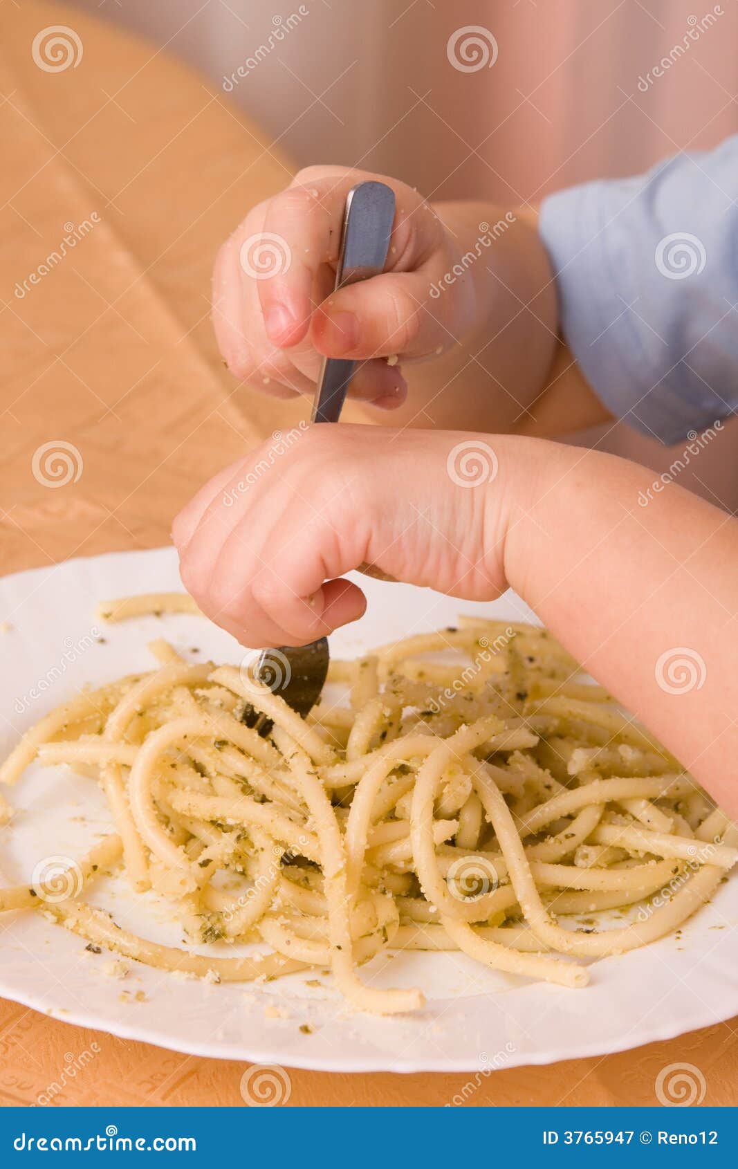 Kids love pasta stock image. Image of healthy, child, tasty - 3765947