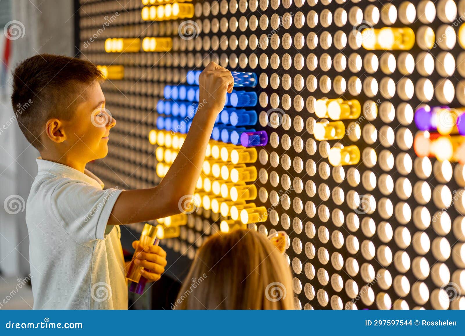 Kids Playing in Science Museum Stock Photo - Image of indoors, exciting ...