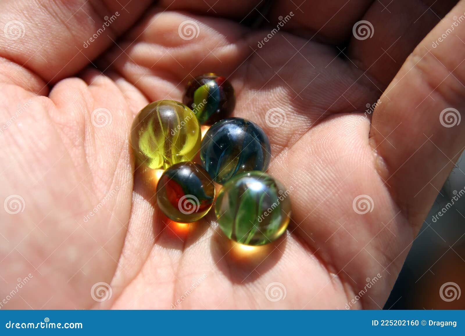 Kids Marbles. Glass Made Marbles Stock Photo - Image of leisure ...