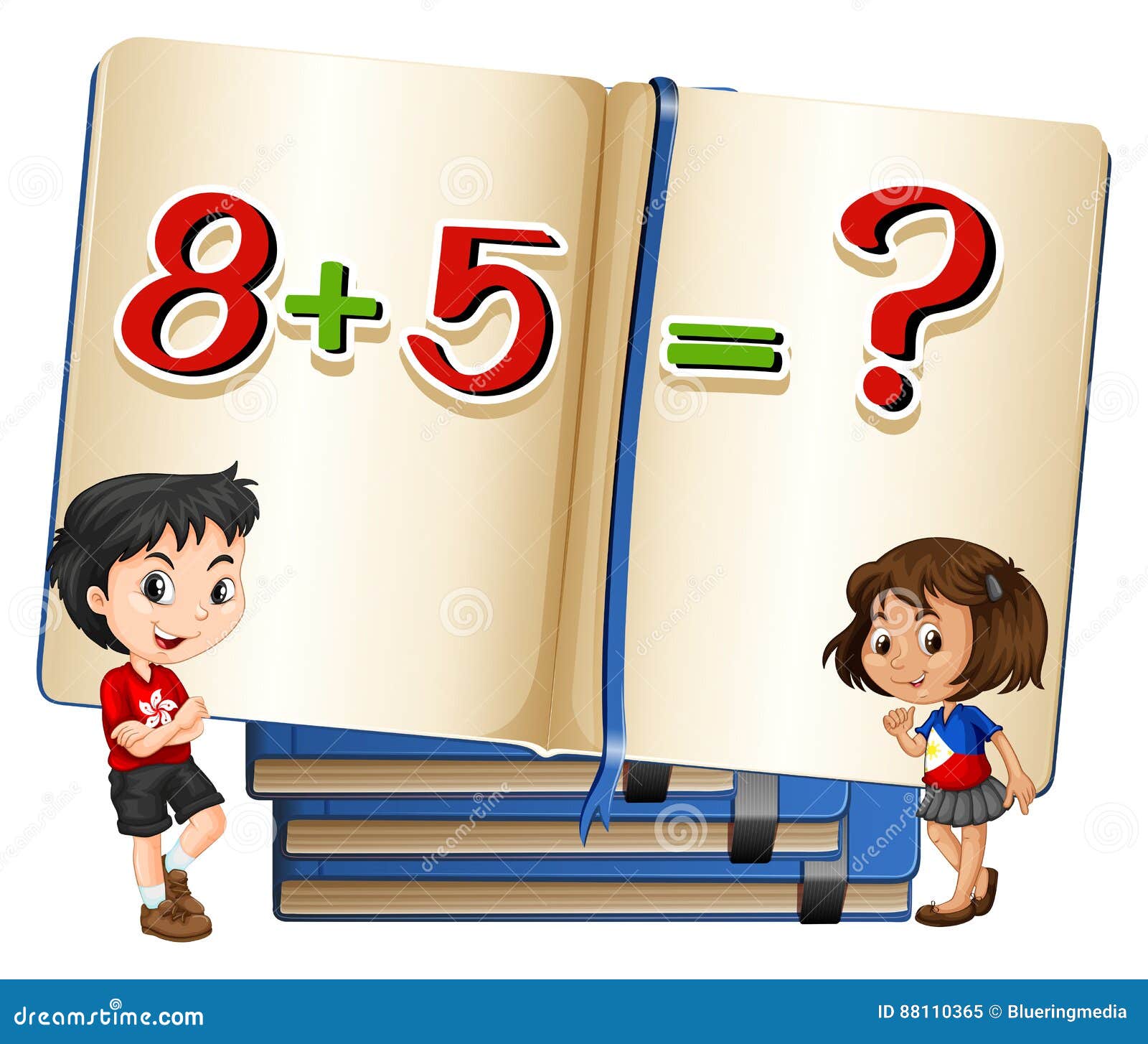 Kids Math Problem Book Stock Illustrations – 51 Kids Math Problem Book ...