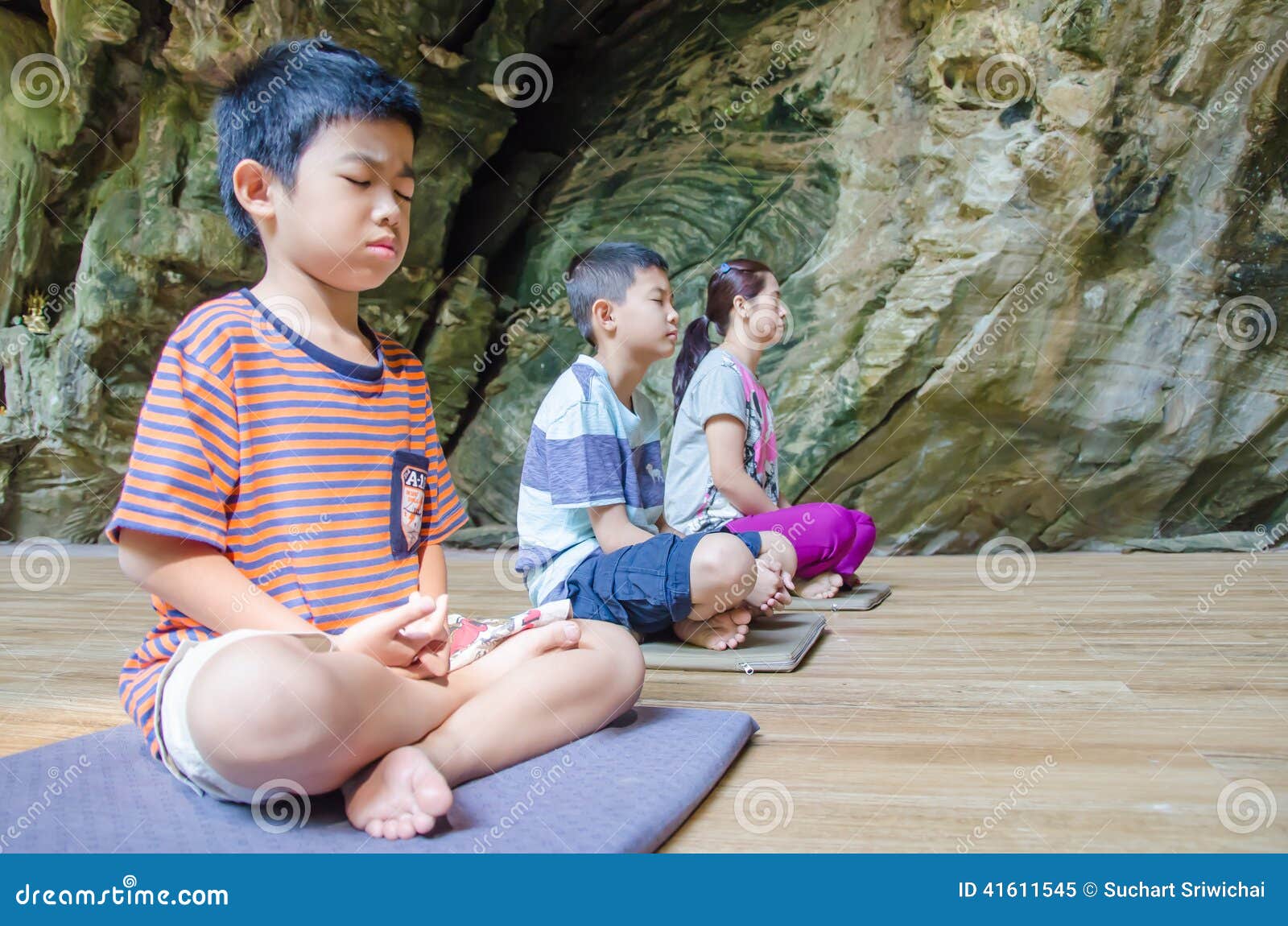 Kids on Meditation Practise Editorial Image - Image of nature, people ...