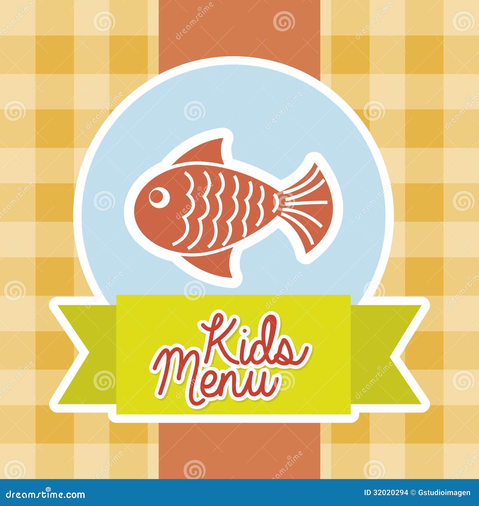 Kids menu stock vector. Illustration of boys, frame, clip - 32020294