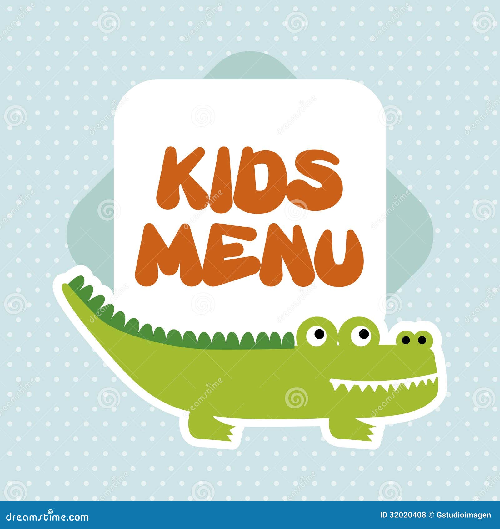 Kids menu stock vector. Illustration of kids, childish - 32020408